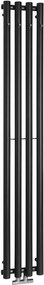 Sapho Sapho, PILON topné těleso 270x1800mm, se 4 háčky, černá mat, IZ122T