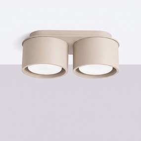Sollux Lighting Stropní svítidlo MODO 2 šedobéžové GX53