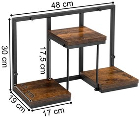 Stojan na květiny JOSE RUSTIC dub