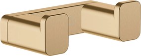 Hansgrohe AddStoris, dvojitý háček, kartáčovaný bronz, HAN-41755140