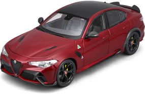Bburago alfa romeo giulia gtam 1:18 červená metalíza