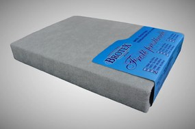 Brotex Froté prostěradlo šedé Dětské 60x120