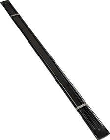 BERGE 4x LED garážová lampa 120cm 36W 3600lm černá 4500k