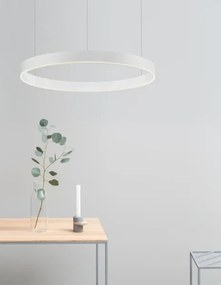 LED lustr Motif 60 bílé stmívatelné