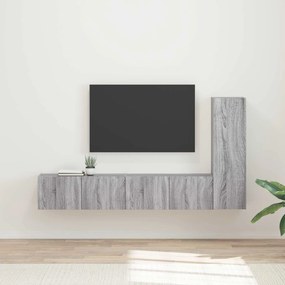 Sestava TV skříněk 3 ks Šedá Sonoma Kompozitní dřevo 3408994