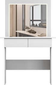 IDZ Toaletní stolek s LED osvětlením MINERVA, 94 cm Bílá