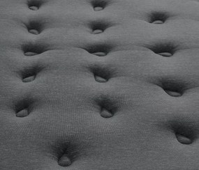 Matrace Black Ice, Extra tvrdá, pružinová, oboustranná/termoregulační, visco gel, 90x200 cm