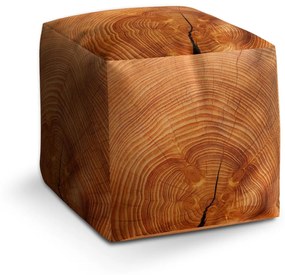Sablio Taburet Cube Dřevo 2: 40x40x40 cm