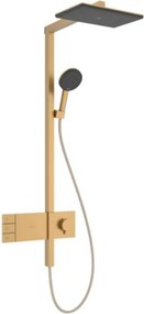 Hansgrohe - Sprchový set s termostatem, 21x34 cm, 3 proudy, kartáčovaný bronz 24590140ROZ1