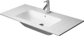 Duravit ME by Starck - Umyvadlo nábytkové 103x49 cm, s přepadem, s otvorem pro baterii, bílá 2336100000