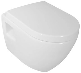 Aqualine NERA závěsná WC mísa, 35,5x50cm, bílá - NS952