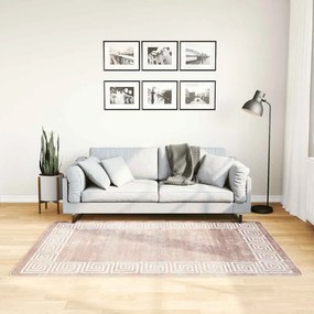 Koberec pratelný 120 x 180 cm béžový 337942