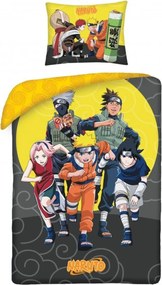 Bavlněné ložní povlečení Naruto - motiv Ninja tým - 100% bavlna - 70x90 cm + 140x200 cm