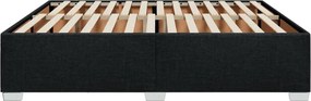 Rám postele bez matrace černý 180 x 200 cm textil 3284494
