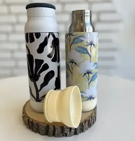 Quokka Echo Magnolia / Nerezová termoláhev s poutkem / 690 ml