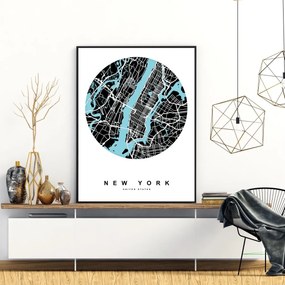 Plakát - New York (A4)