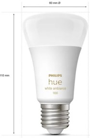 Základní sada Philips Hue WA 3xE27/11W 2200-6500K + zařízení k propojení
