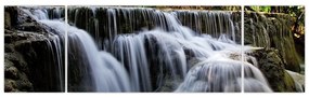Obraz - Kaskády vodopádů (170x50 cm)