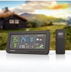 Orava Meteo-1 černá / Meteorologická stanice