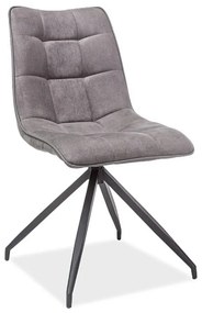 Jídelní židle Olaf II, šedá / černá