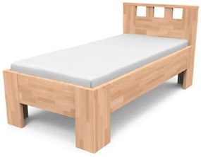 Texpol Dřevěná postel Lucia 200x90 Olše
