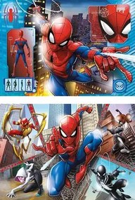 Clementoni 21608 Puzzle Spiderman: Do akce 2x60 dílků / od 5 let