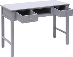 Psací stůl šedý 110 x 45 x 76 cm dřevo 284156