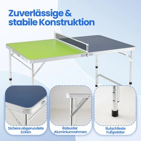Costway Přenosný stolní tenis skládací mini set na stolní tenis pro děti