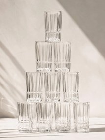 Sinsay - Sklenice s reliéfním vzorem 4 pack - clear