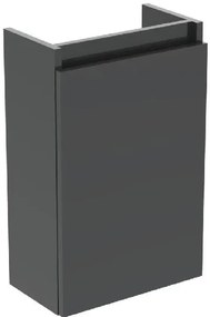Ideal Standard Eurovit - Umyvadlová skříňka, 55x35x20 cm, 1 dvířka, panty L/P, lesklá šedá R0271TI