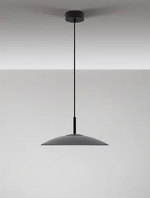 LED černo-kouřový designový lustr Polifemo 140