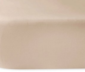 SATÉNOVÉ PROSTĚRADLO BEZ GUMY 200X220 CM SVĚTLEBÉŽOVÁ