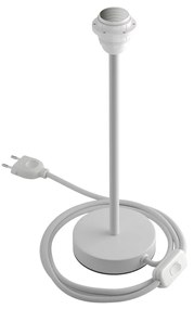 creative cables Kovová stolní lampa Alzaluce pro stínidlo Velikost: 20 cm, Barva: Chrom
