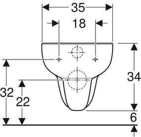 Geberit Smyle Závěsné WC Rimfree 500.210.01.1