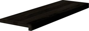 Nášlapy na schody 12 ks hnědo-černé 80x25x2 cm masivní dub 3283038