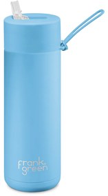 Frank Green Ceramic 595 ml Straw nerezový - sky blue