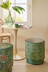Pip Studio Puf  Rosa Rani - zelený (Designový taburet)