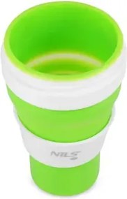 NILS Camp NC4103 600ml světle zelený / Skládací silikonový hrnek