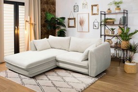 XXXLutz ROHOVÁ SEDAČKA, textil, krémová MID.YOU - Sedací soupravy - 001574005810