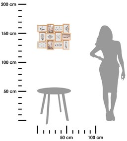 Nástěnný fotorámeček Nature 45x58,5 cm