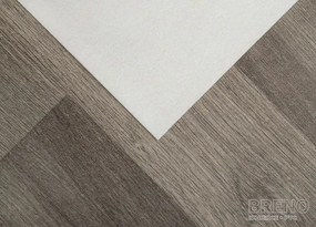 Breno PVC ECOTEX Nimes 588 – tmavé dřevo, šíře 400 cm