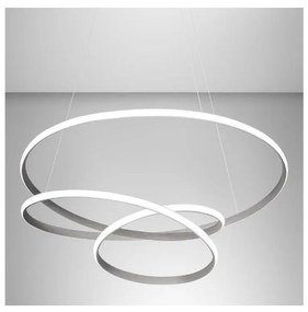 Gea Luce | Gea Luce DIVA S P TITANIO-LED Stmívatelný lustr na lanku DIVA 43W/230V antracit | FX0232