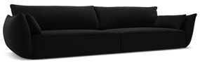 Černá sametová pohovka 248 cm Vanda – Mazzini Sofas