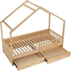 Postel Montessori BIANKA, 90x200, masiv přírodní Kondela 0000396818