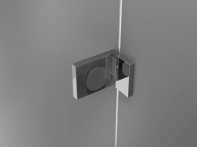Mexen Lunar, pravý půlkruhový sprchový kout 90 x 70 cm, 8mm čiré sklo, chromový profil, 833-090P-070L-01-00