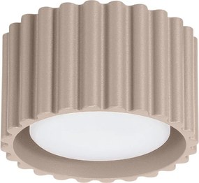 Taupe kovové bodové svítidlo ø 10 cm Zora – Sollux