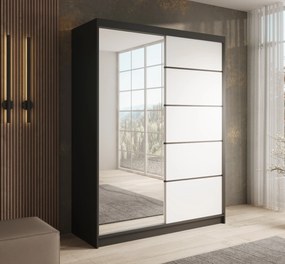 ADRK Furniture Posuvná skříň Cardi 150 SW-CAR-150-BW