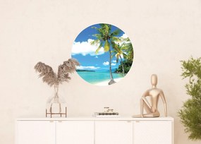 Samolepící vliesová fototapeta na zed' Tropický Výhled | 70 x 70 cm | DCR3205