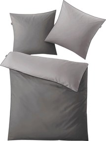 XXXLutz OBOUSTRANNÉ POVLEČENÍ, makosatén, šedá, 135/200 cm Kleine Wolke - Online Only povlečení - 003342187902