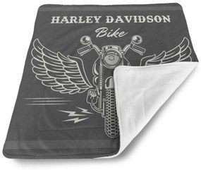 Sablio Deka pro miminko Harley-Davidson S křídly - 90x120 cm